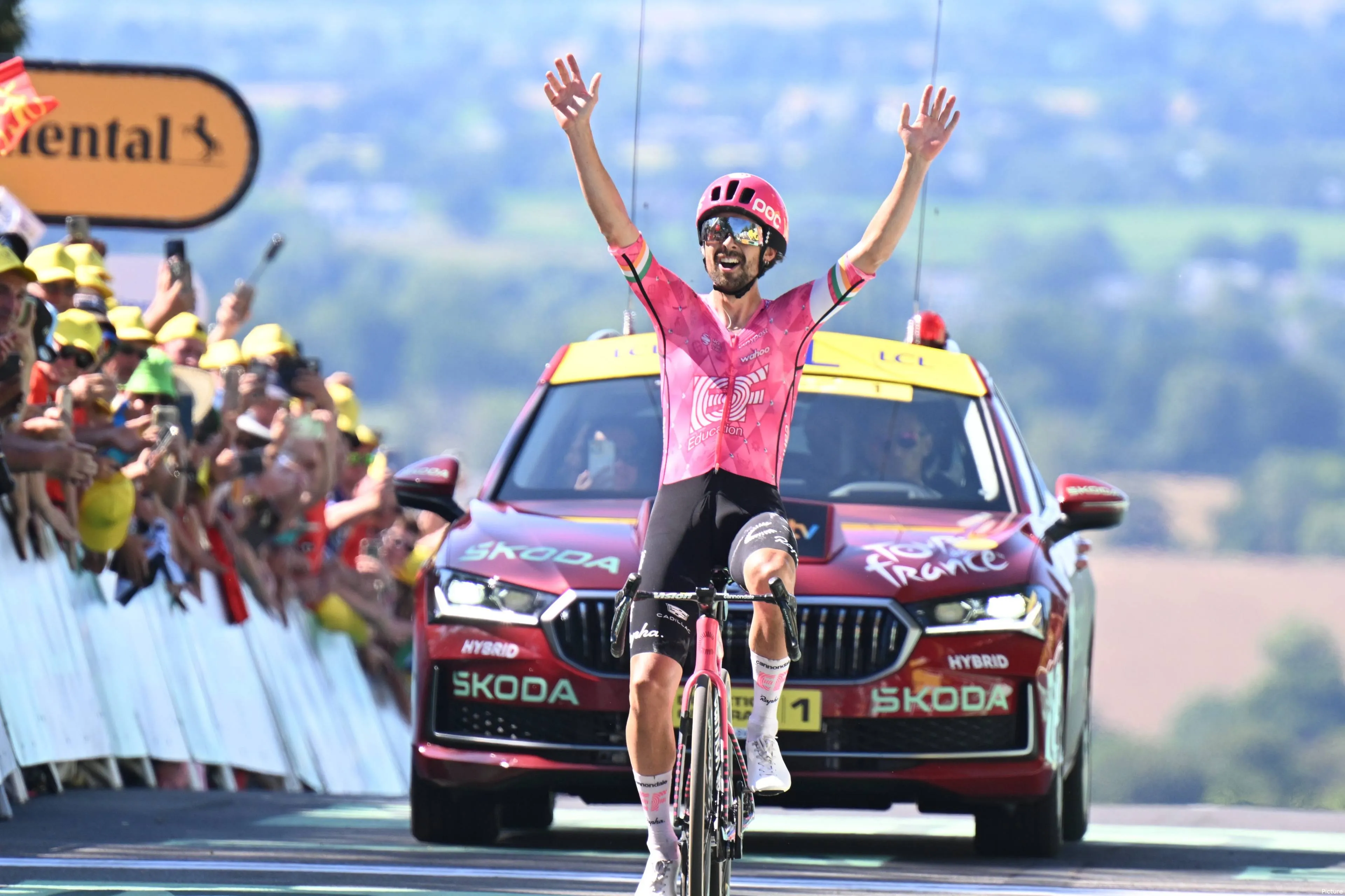 Tour de France | Mathieu van der Poel back in the yellow jersey as Ben Healy pulls off breakaway ...